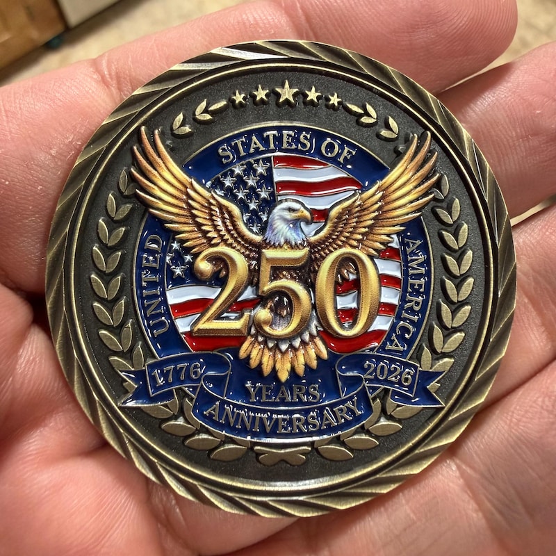 America250 Challenge Coins - Etsy