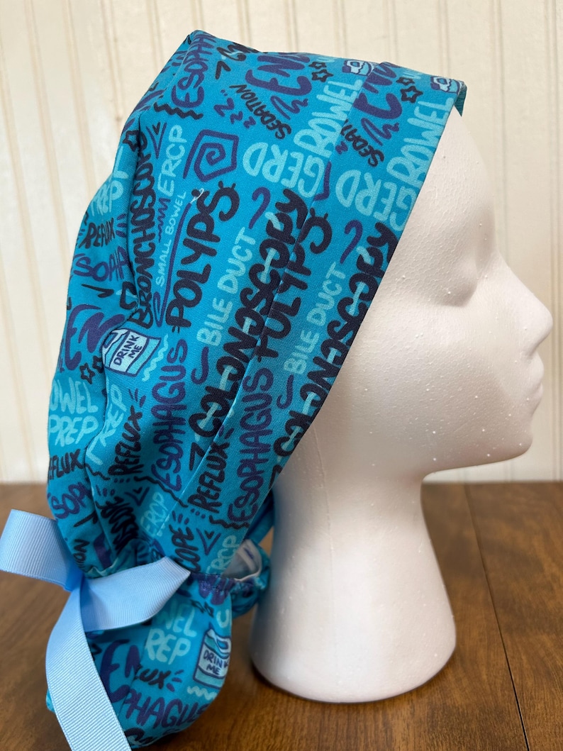Endoscopy Ponytail Surgical/scrub Cap. - Etsy