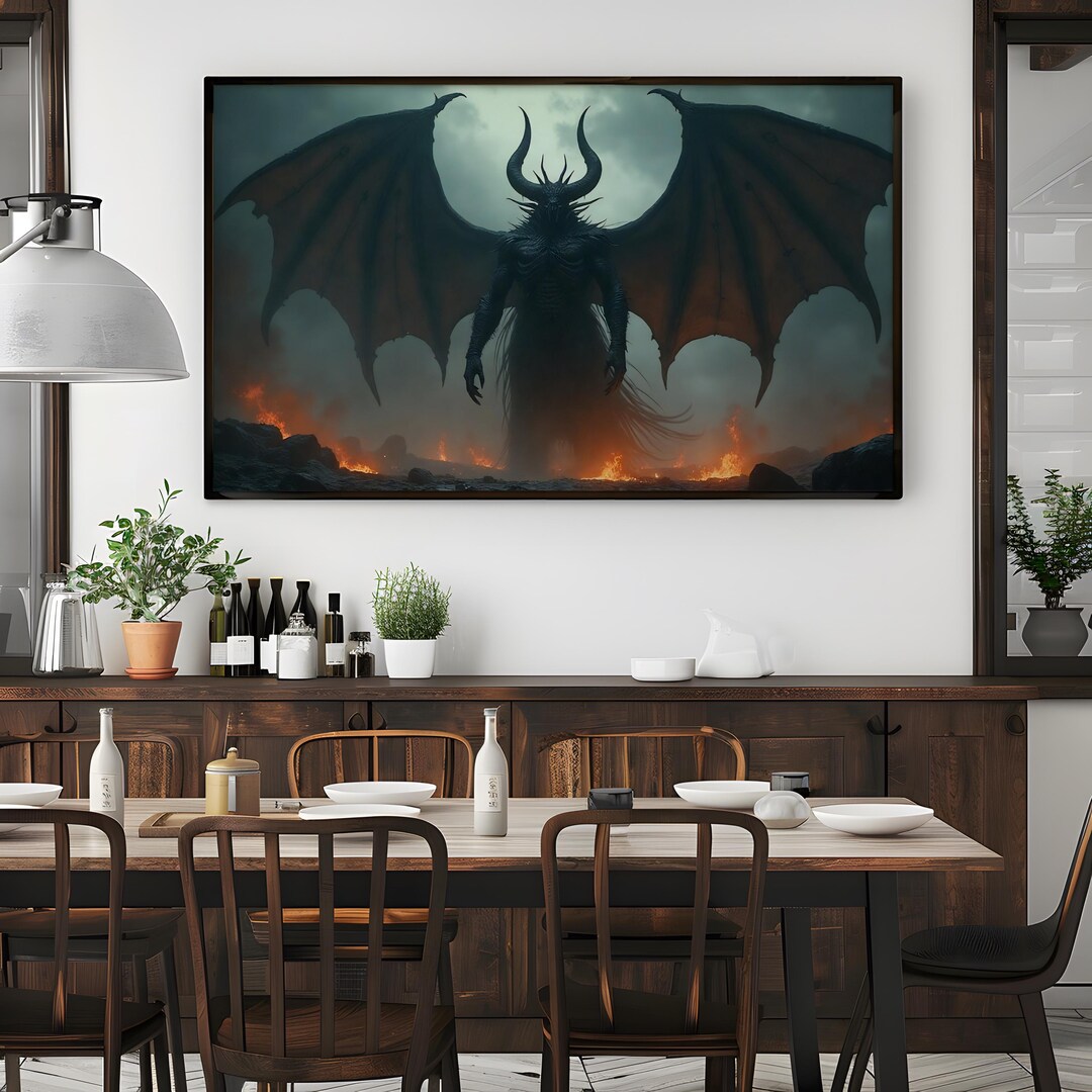 Halloween Frame TV, Demon Screensaver, Demon Art, Halloween Demons ...