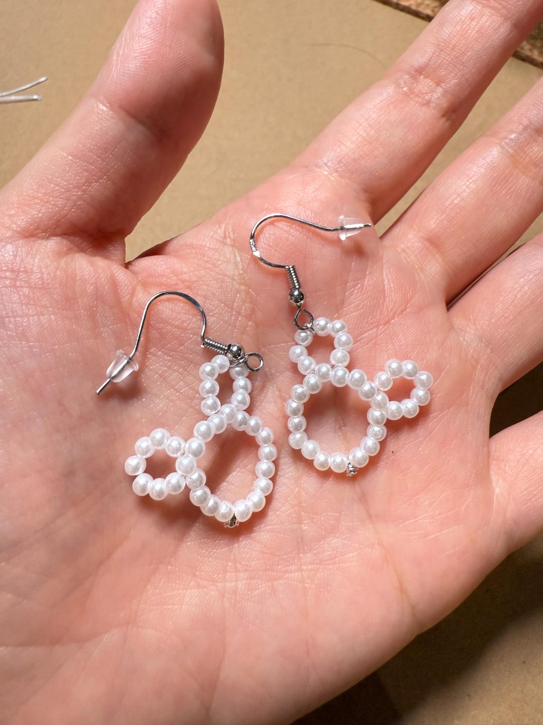 Mickey Pearly Earrings - Etsy