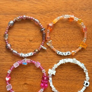 Handmade MBTI Bracelets - Etsy