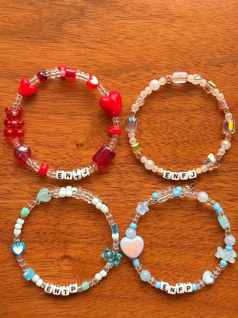 Handmade MBTI Bracelets - Etsy