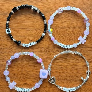 Handmade MBTI Bracelets - Etsy