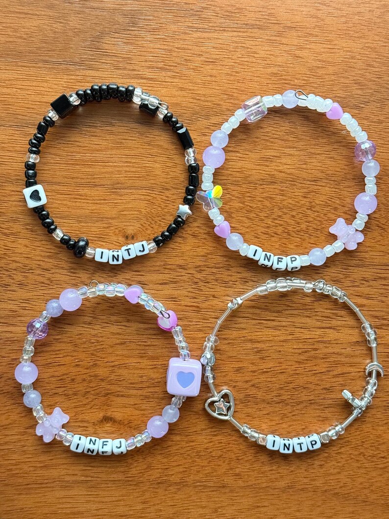 Handmade MBTI Bracelets - Etsy