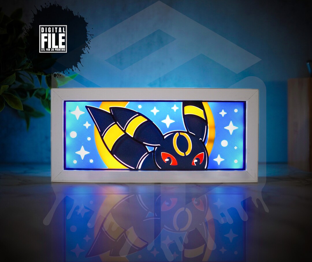 Umbreon / STL File / Digital File / Light Box - Etsy
