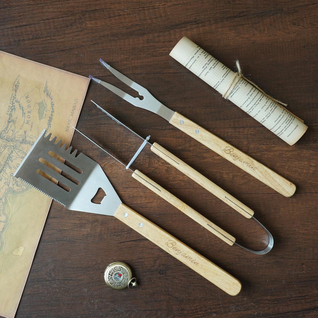 Personalised Bbq Set,personalized Grill Set,custom Bbq Set,grill ...