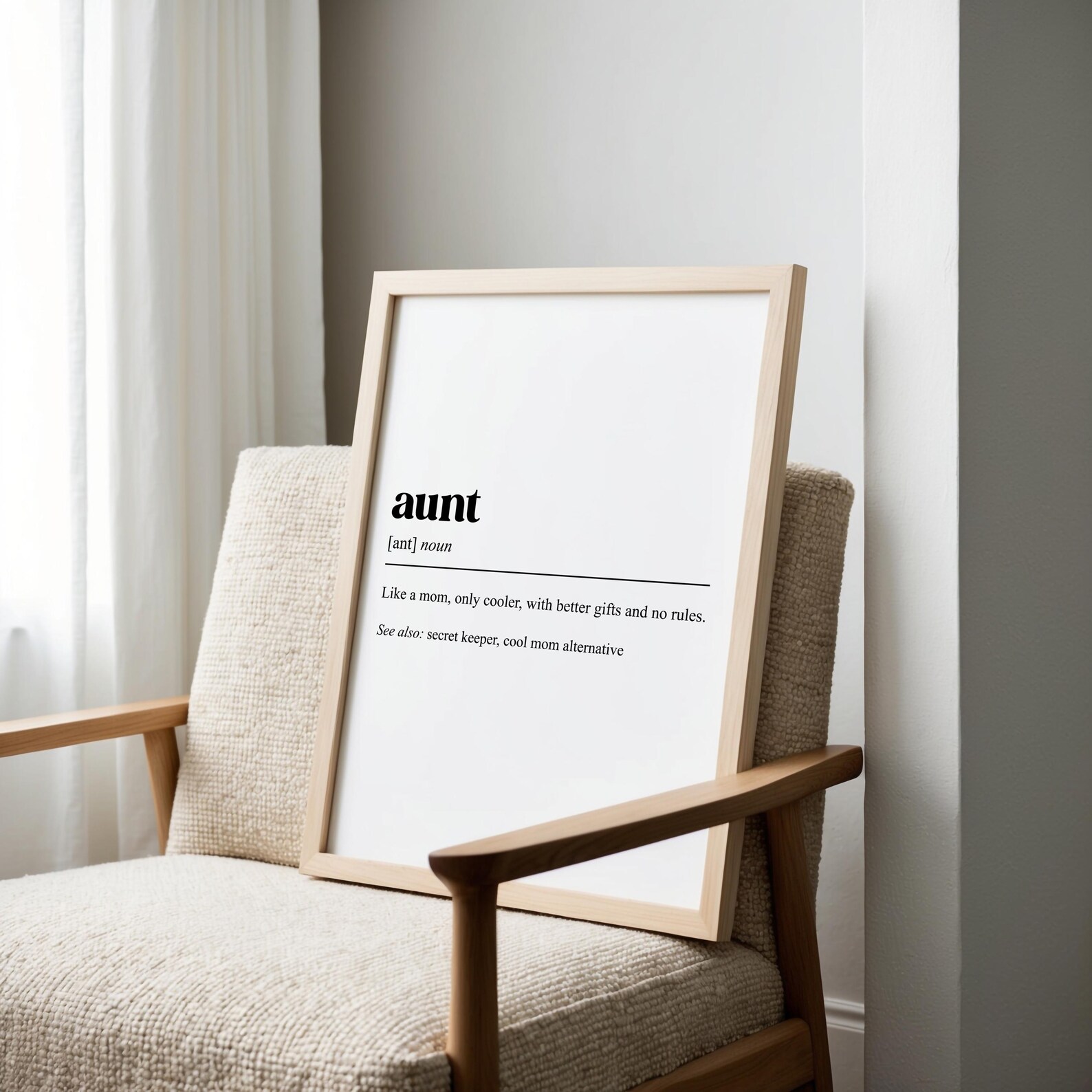 Aunt Definition Aunty Auntie Characteristics Attributes Funny Quote ...