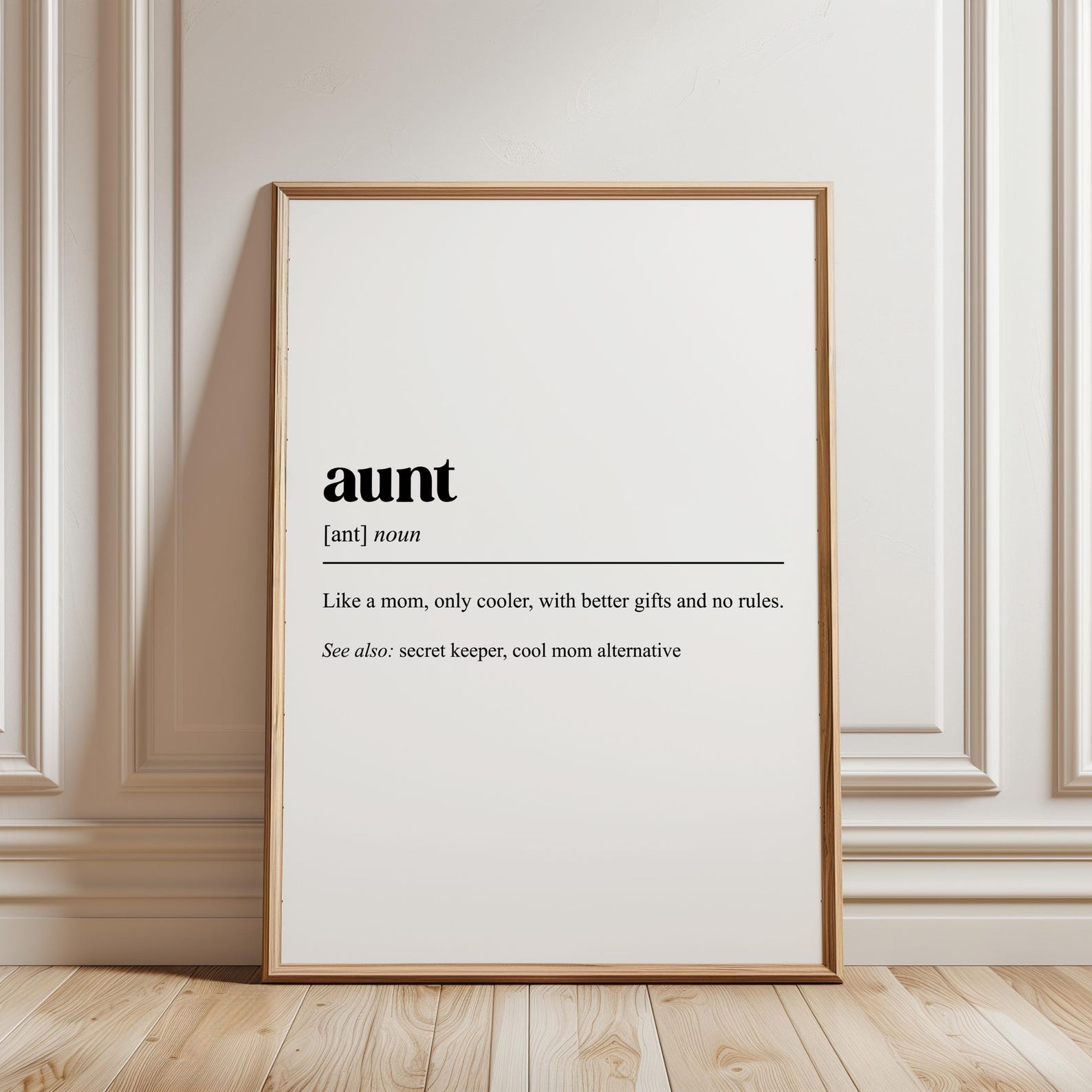 Aunt Definition Aunty Auntie Characteristics Attributes Funny Quote ...