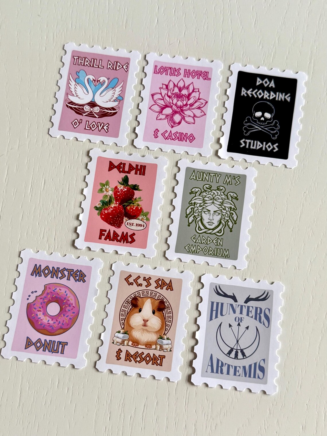 PJO Assorted Stamp Stickers - Etsy