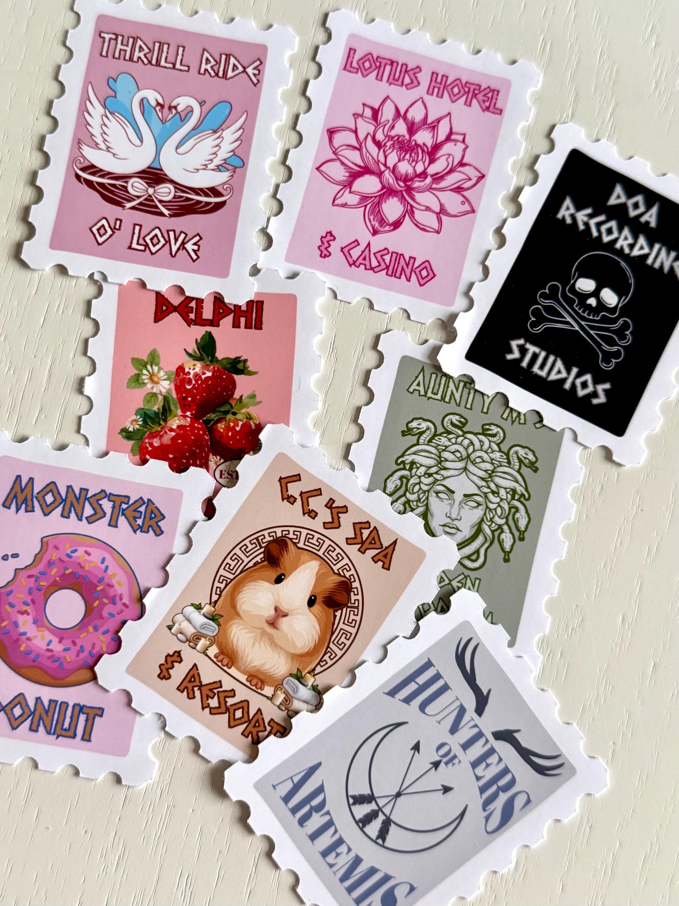 PJO Assorted Stamp Stickers - Etsy