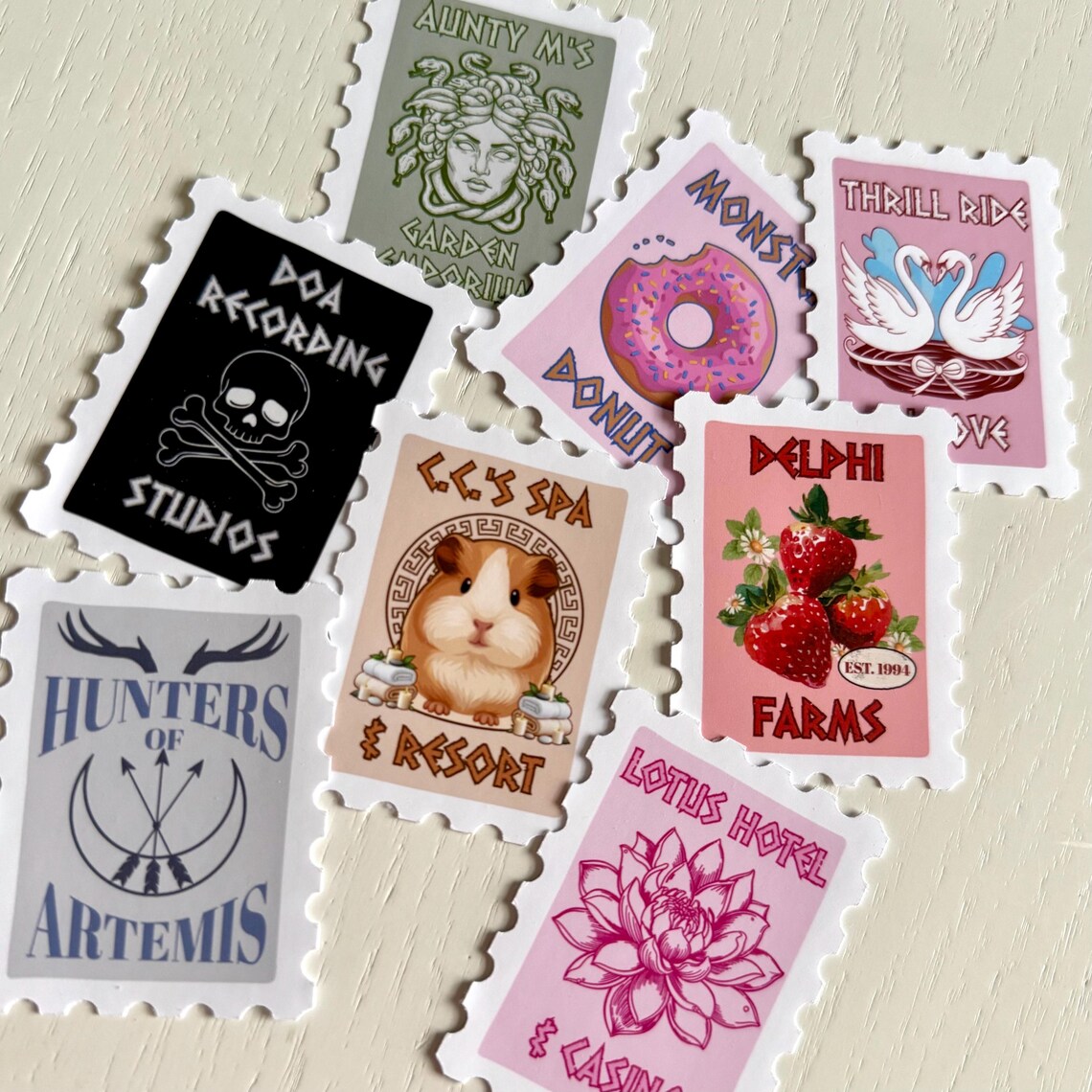 PJO Assorted Stamp Stickers - Etsy