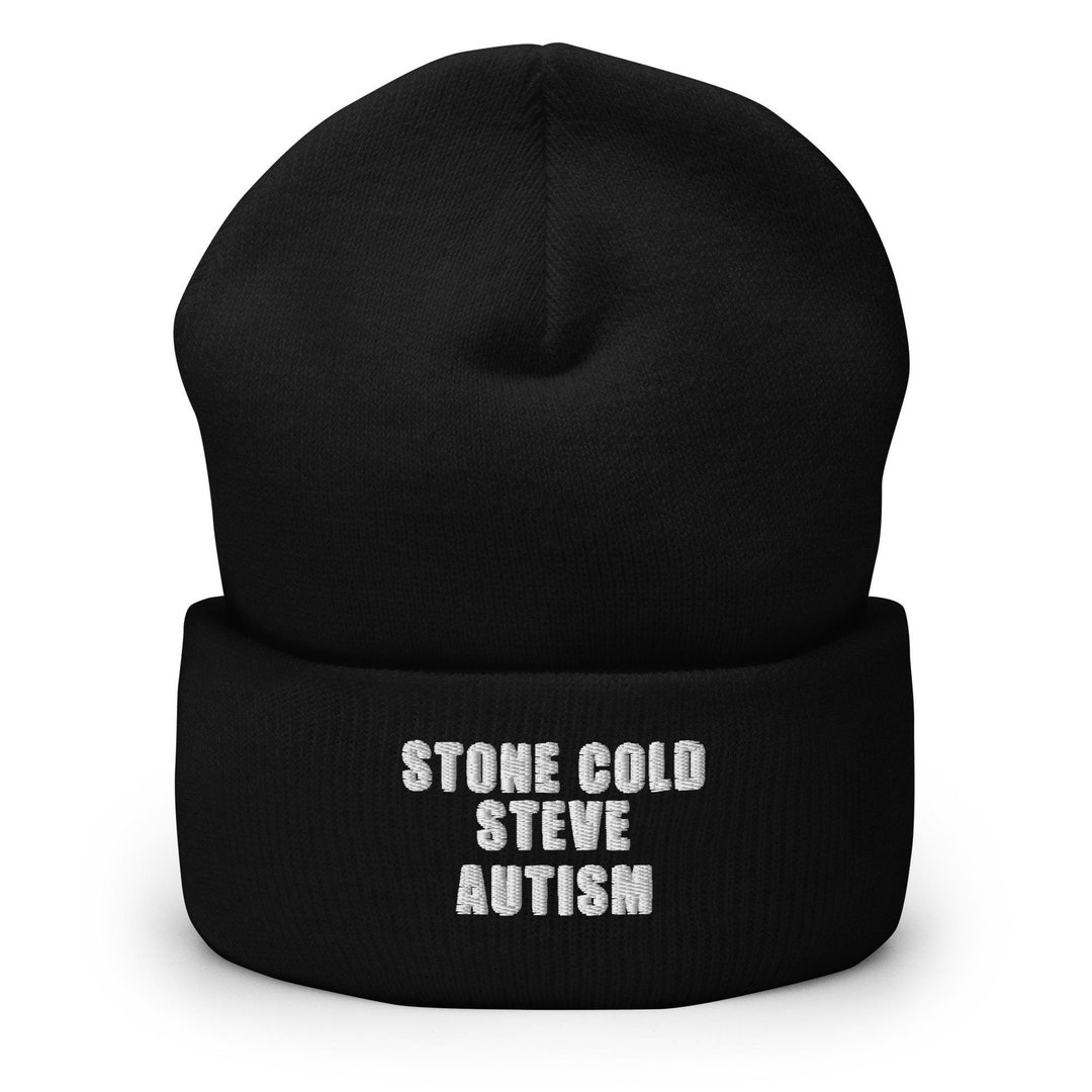 Stone Cold Steve Autism Embroidered Beanie - Etsy