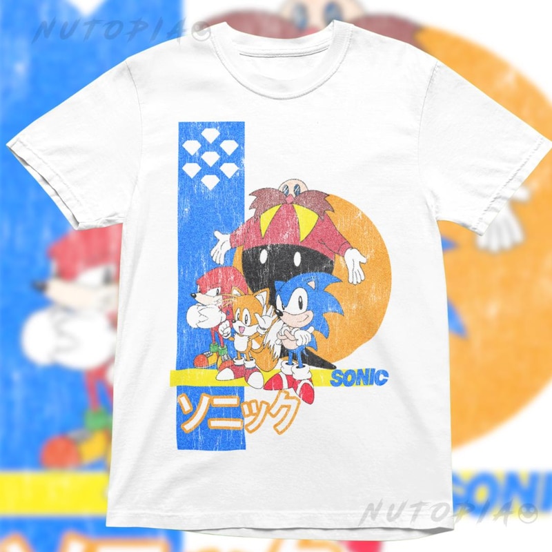 Classic Sonic T Shirt - Etsy