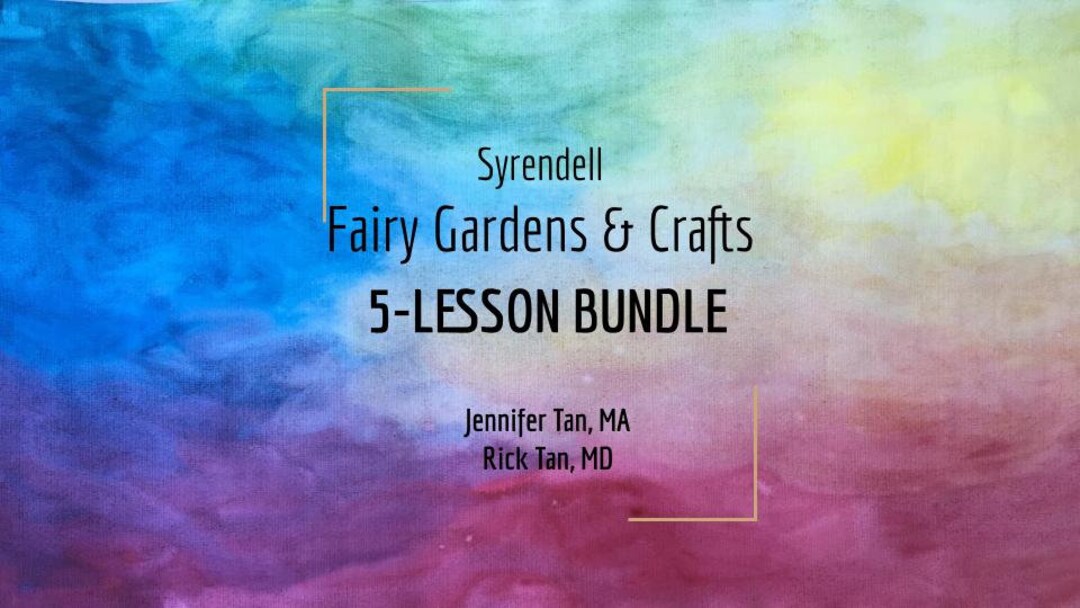 Fairy Gardens & Crafts Bundle of 5 Lessons - Etsy