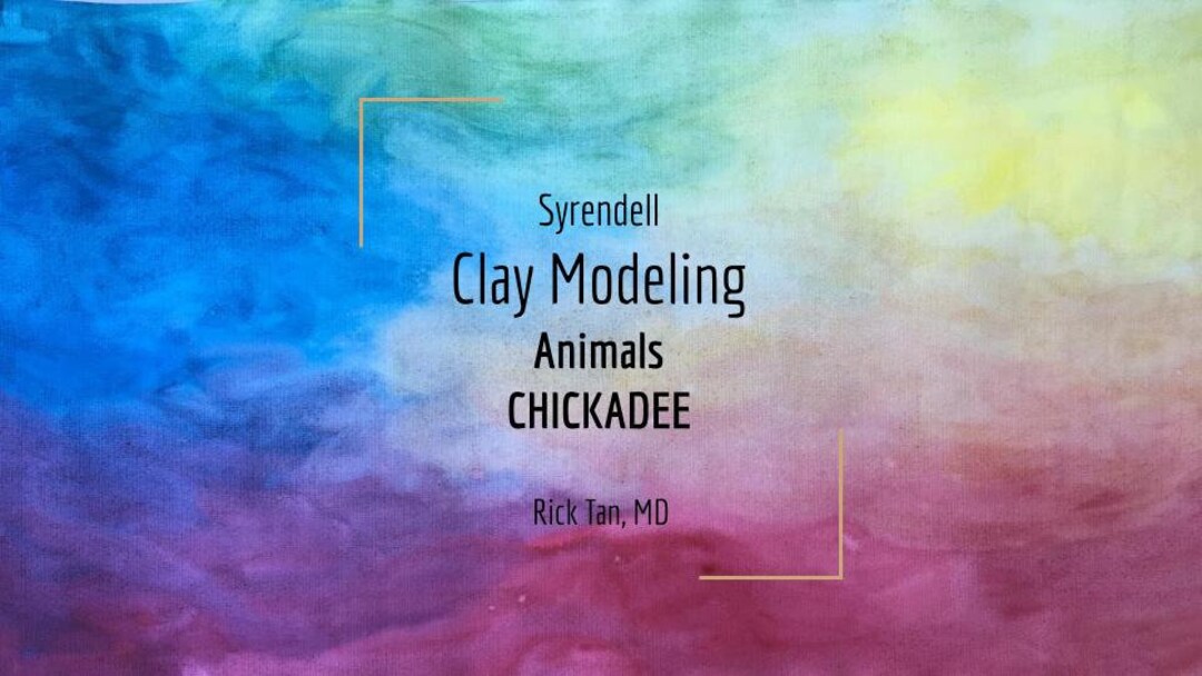 Clay Modeling of Chickadee Video | Art Lesson 1 of 5 | Rick Tan - Etsy
