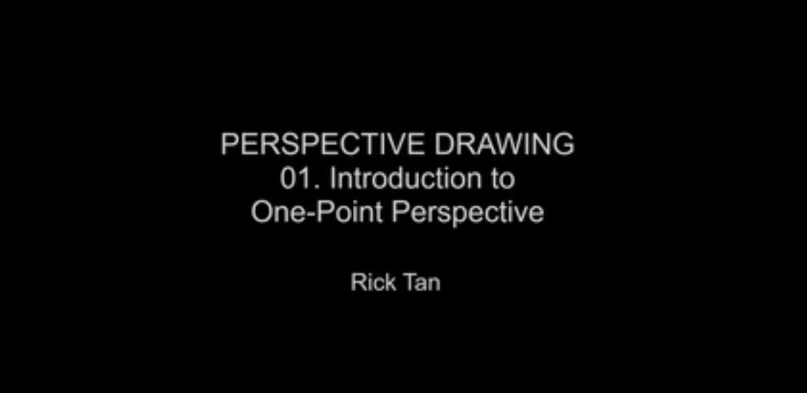 One-point Perspective Drawing Video and Outline | Art Lesson 1 of 5 ...