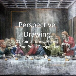 One-point Perspective Drawing Video and Outline | Art Lesson 1 of 5 ...
