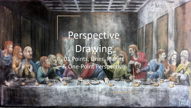 One-point Perspective Drawing Video and Outline | Art Lesson 1 of 5 ...