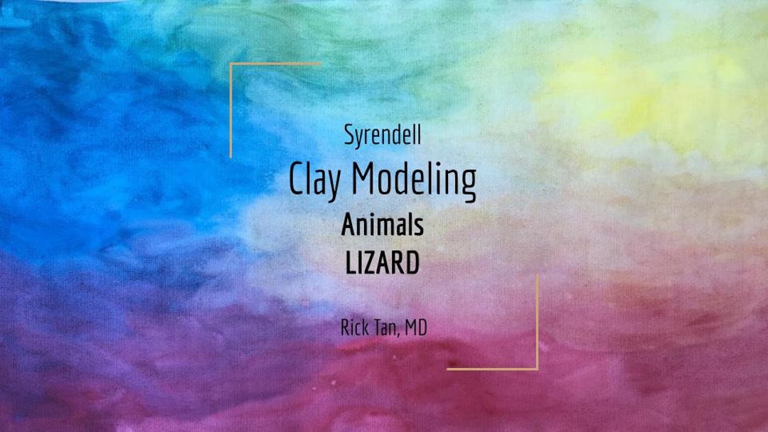 Clay Modeling of Lizard Video | Art Lesson 3 of 5 | Rick Tan - Etsy