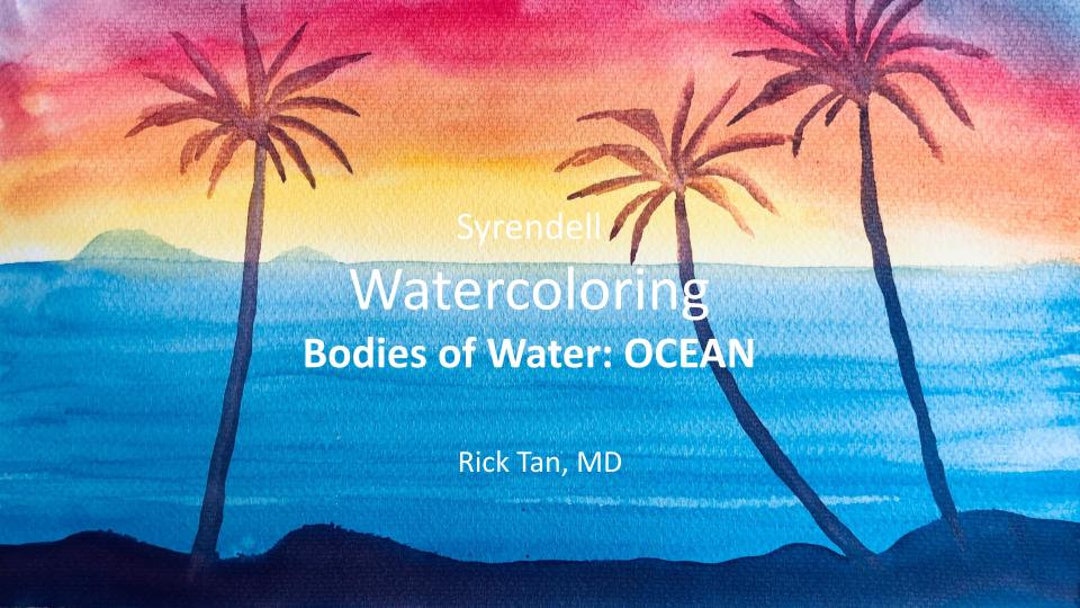 Waldorf Wet-on-wet Watercolor Painting: Bodies of Water -- Ocean - Etsy