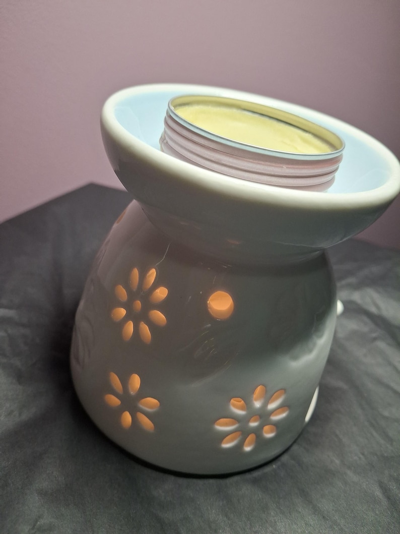 Wax Melt Burner/ Oil Diffuser/ Tealight Candle Holder With Spoon - Etsy