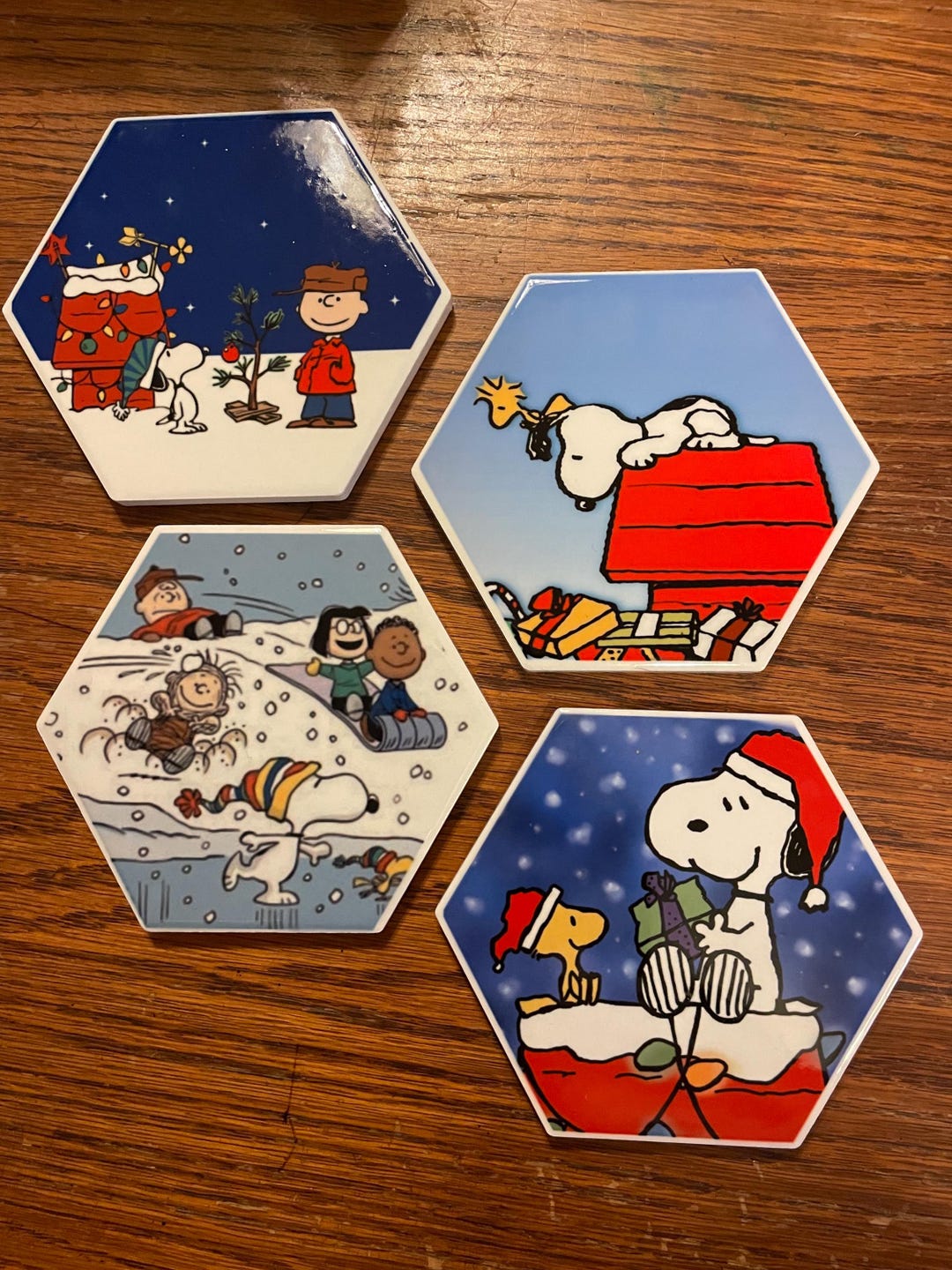 Charlie Brown Christmas Coasters - Etsy