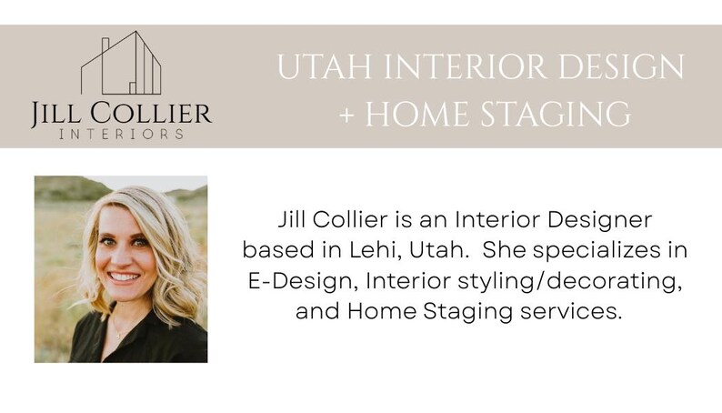 Pre-styled Living Room E-design PDF - Virtual Interior Design Service ...