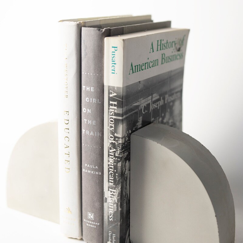 Concrete Bookends - Etsy