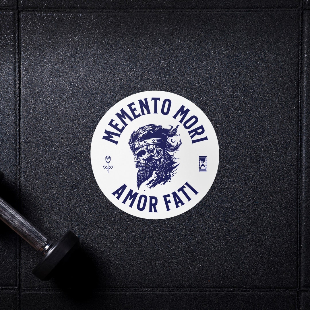 Memento Mori Amor Fati Vinyl Decal - Stoic Philosophy Sticker - Stoic ...