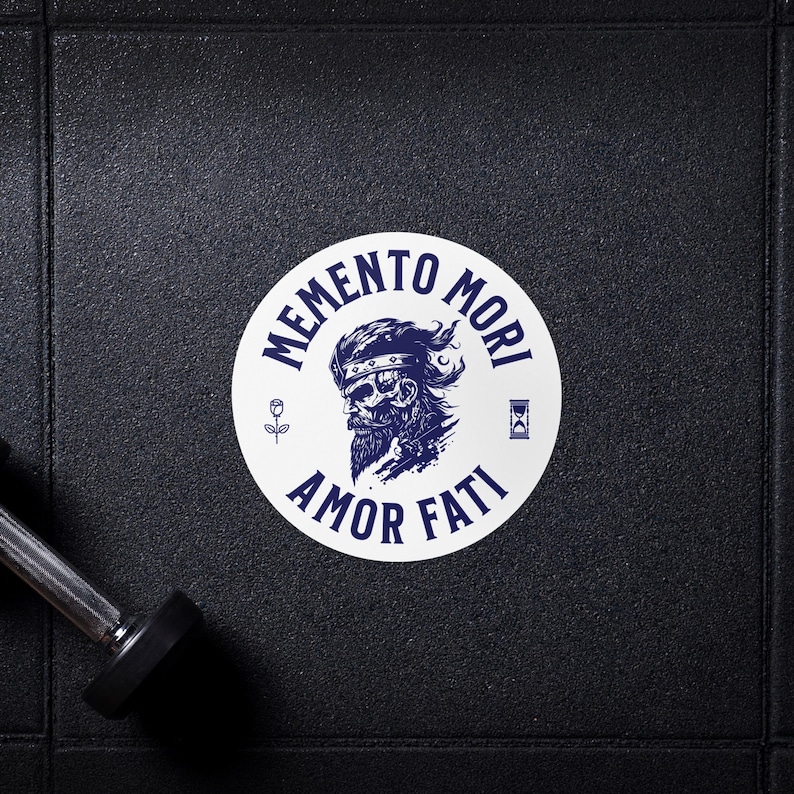 Memento Mori Amor Fati Vinyl Decal - Stoic Philosophy Sticker - Stoic ...