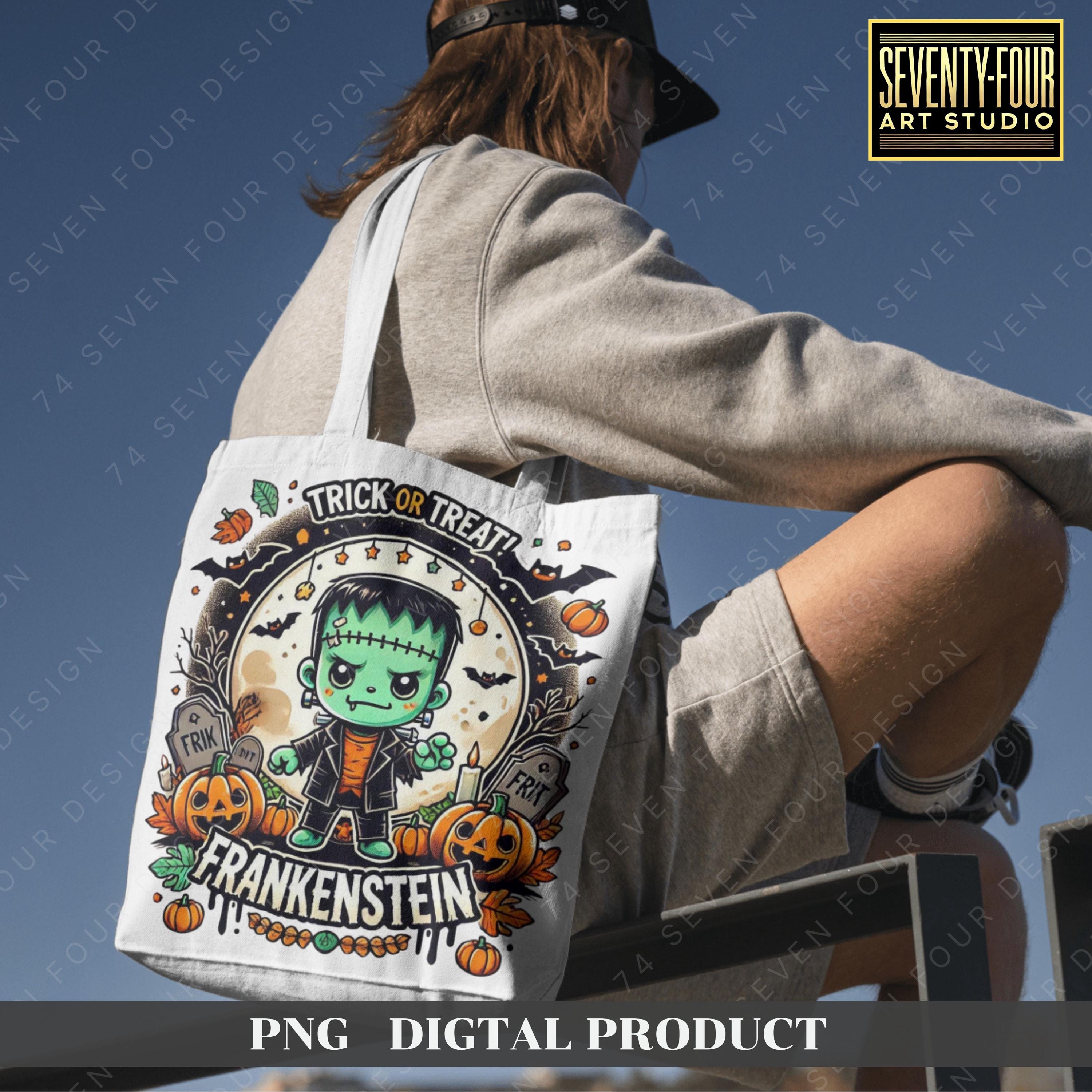 Projects Frankenstein Halloween PNG Design Perfect for T-shirts , Mugs ...