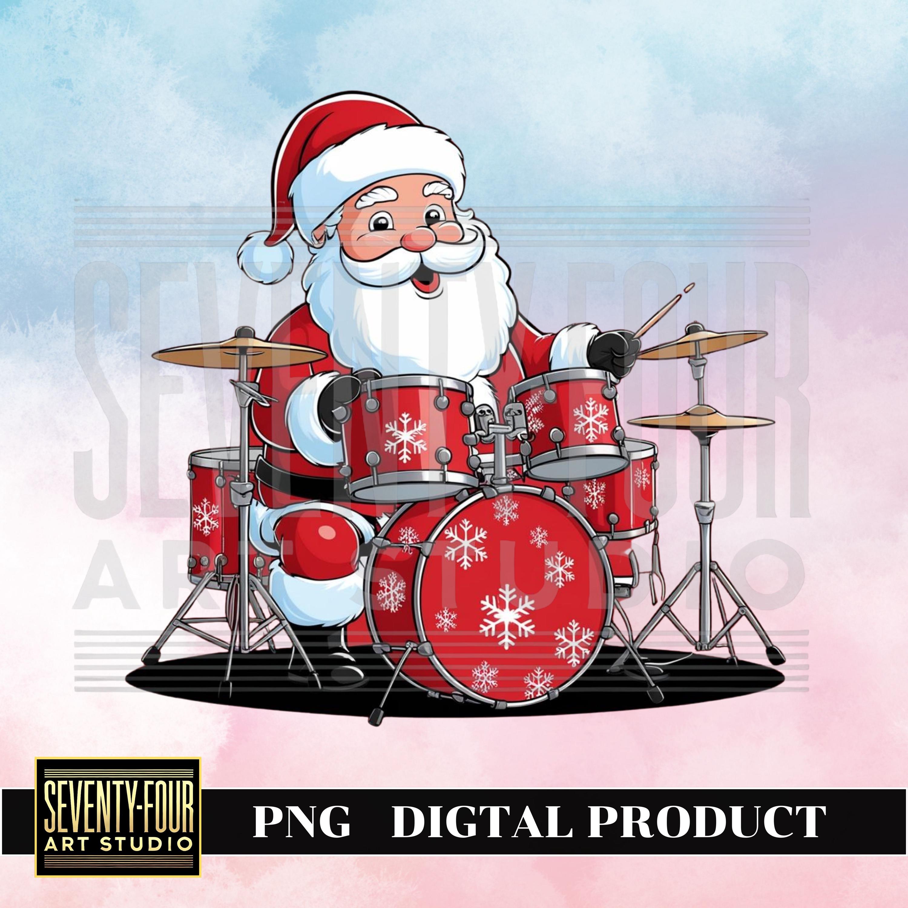 Drummer Santa Buy Electric Christmas Santa, MIE Electric Santa Claus