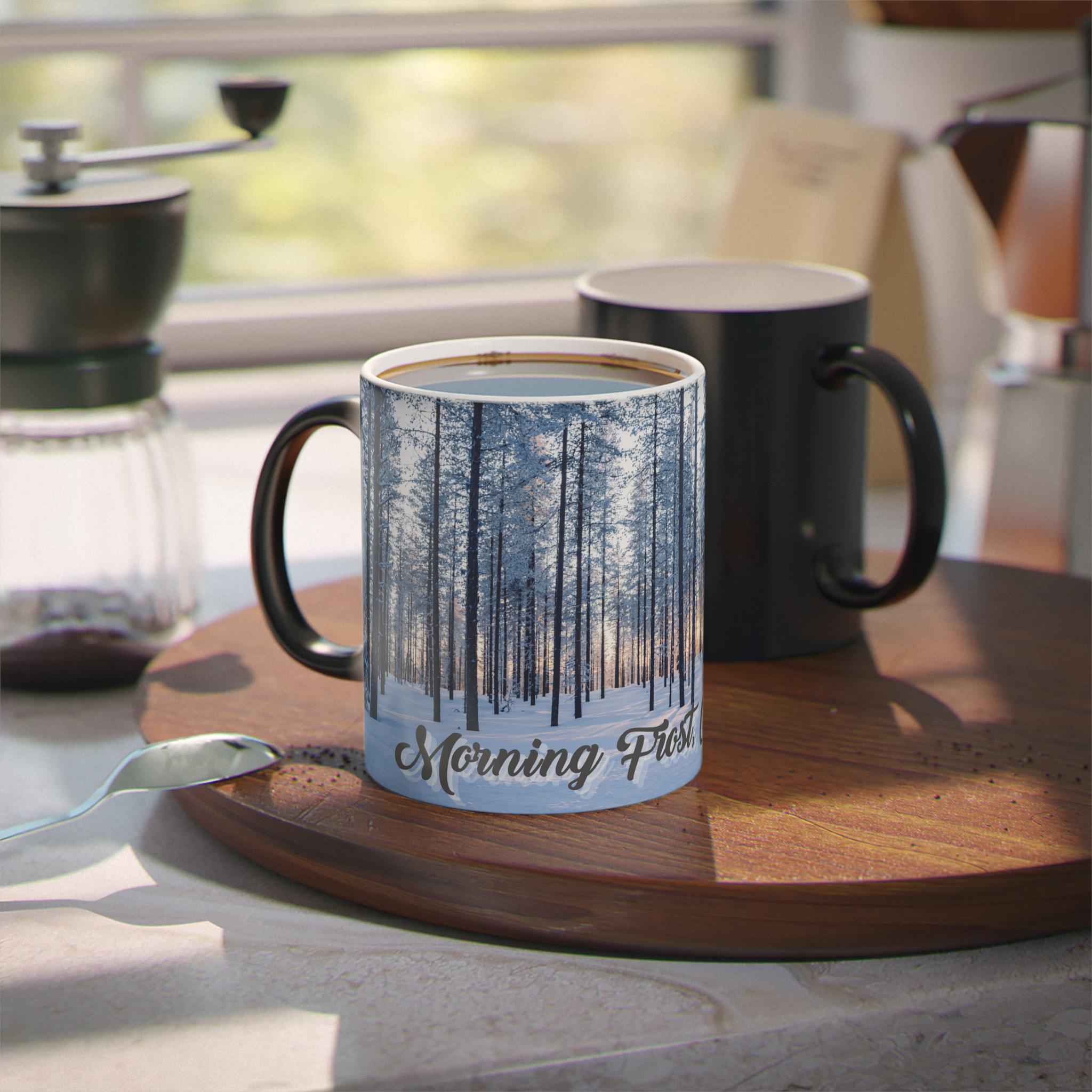 Magic Mug Morning Frost Winter Forest Coffee Mug - Etsy