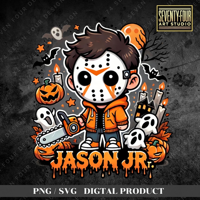Halloween SVG, Jason Voorhees PNG , Jason Voorhees Chibi , Horror ...