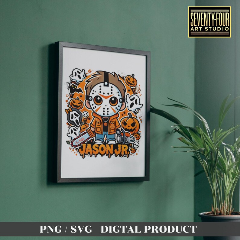 Jason Jr. Halloween Clipart | Horror SVG, PNG (digital Download) - Etsy