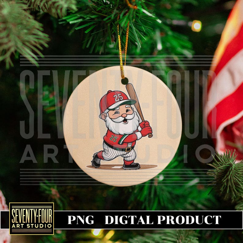 Santa Claus Baseball Player Christmas PNG Clipart – Fun Holiday Sports ...