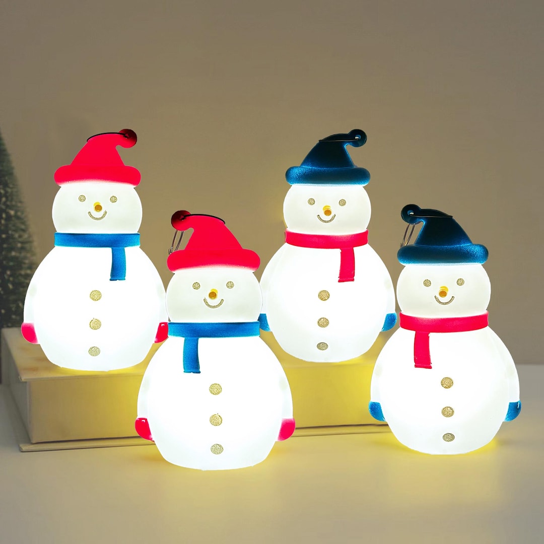 2024 Christmas Snowman Lamp, Light up Your Cozy Holiday Home, Winter ...