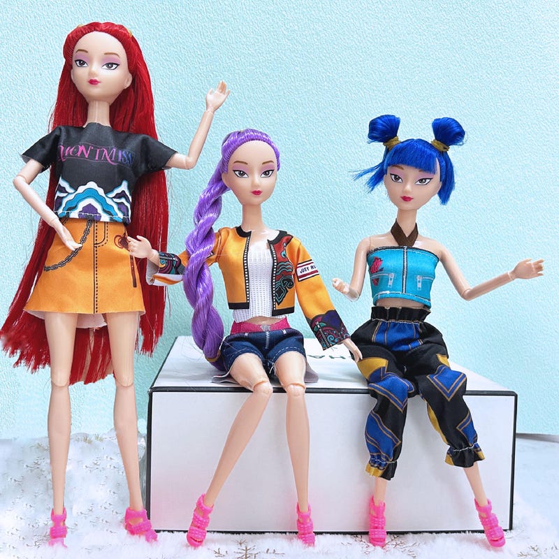 Kpop Demon Hunters Barbie Dolls - Etsy UK