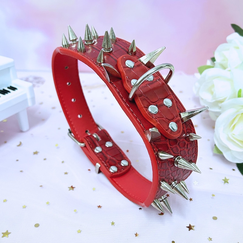 Punk Spiked Collars - Etsy