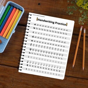 Uppercase and Lowercase Handwriting Practice Sheets to Trace Over - Etsy