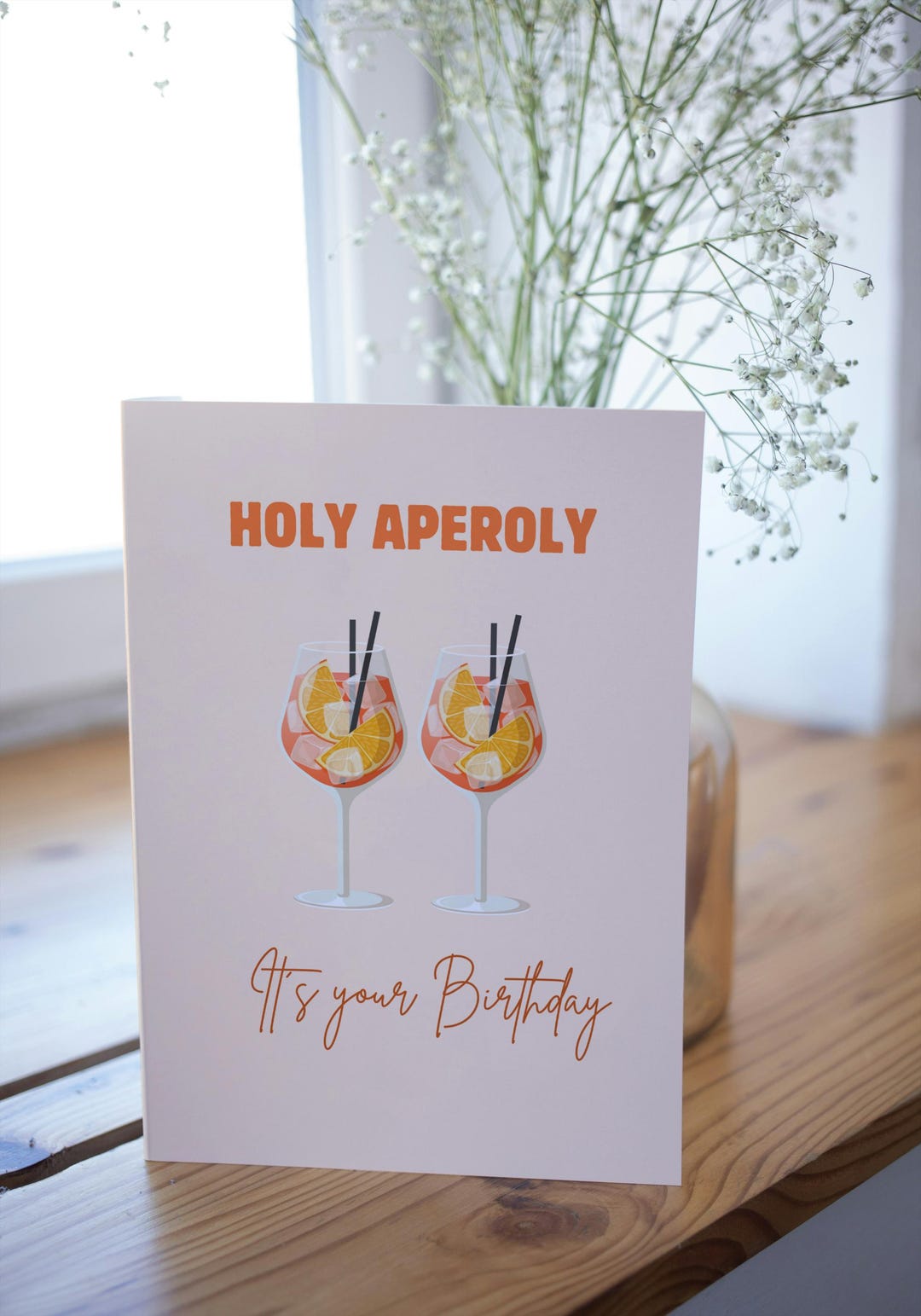 Happy Birthday Card Funny Birthday Card Aperol Card Drink Birthday Card ...