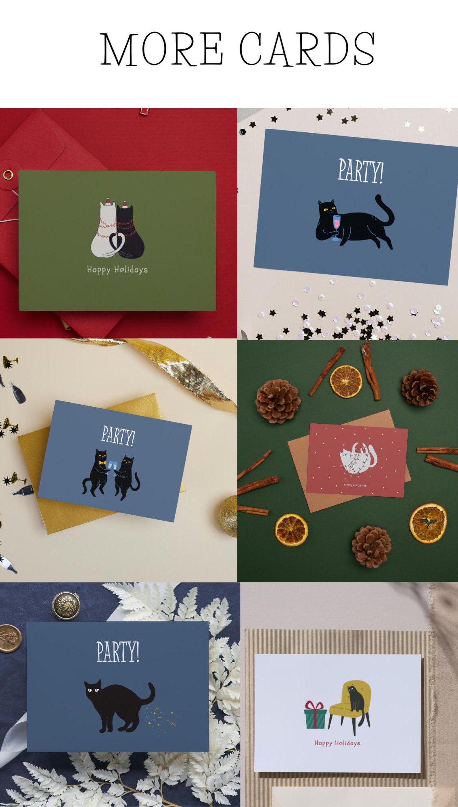 Happy New Year Card New Year Postcard 2025 Card New Year Greeting Card ...