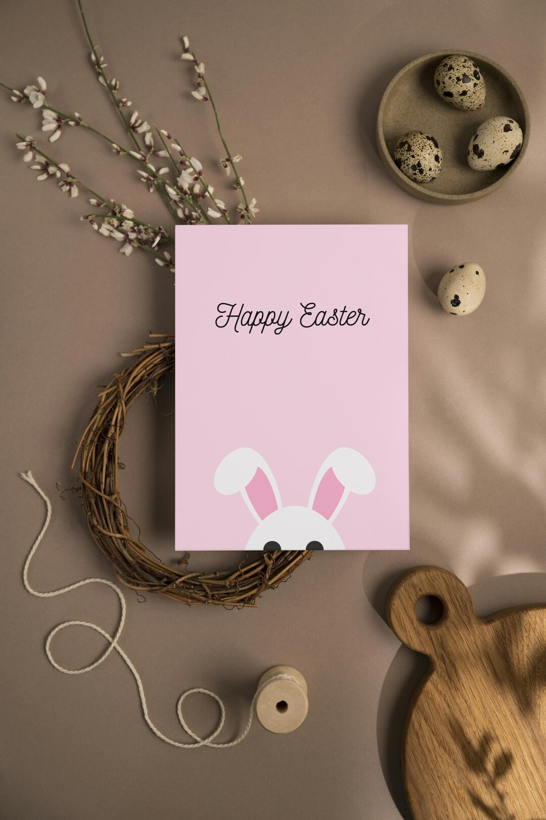 Easter Bunny Card Happy Easter Card Funny Easter Card Pet Lover Easter ...