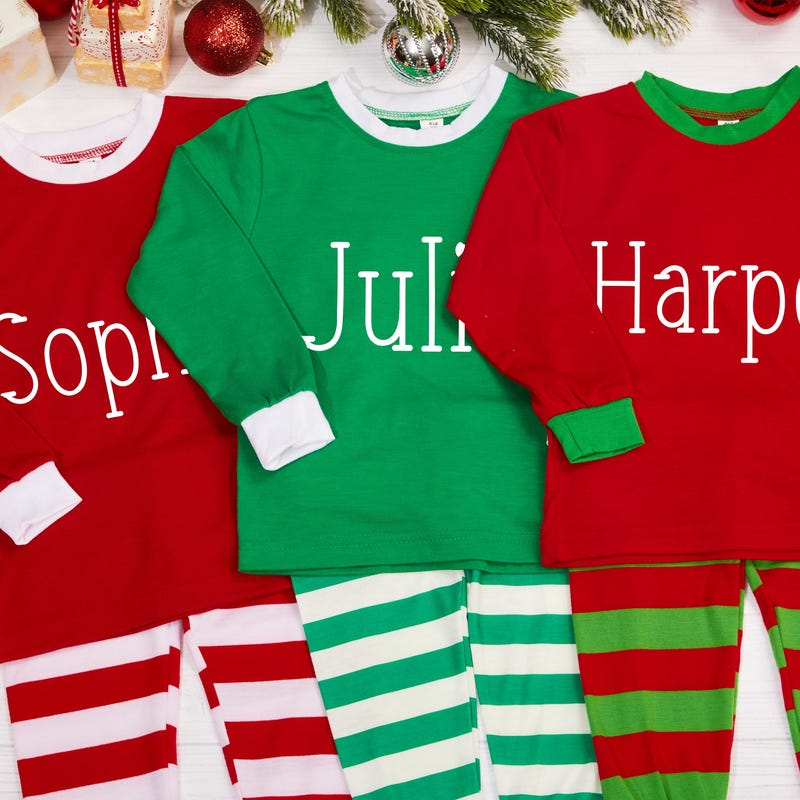 Kids Christmas Pjs - Etsy