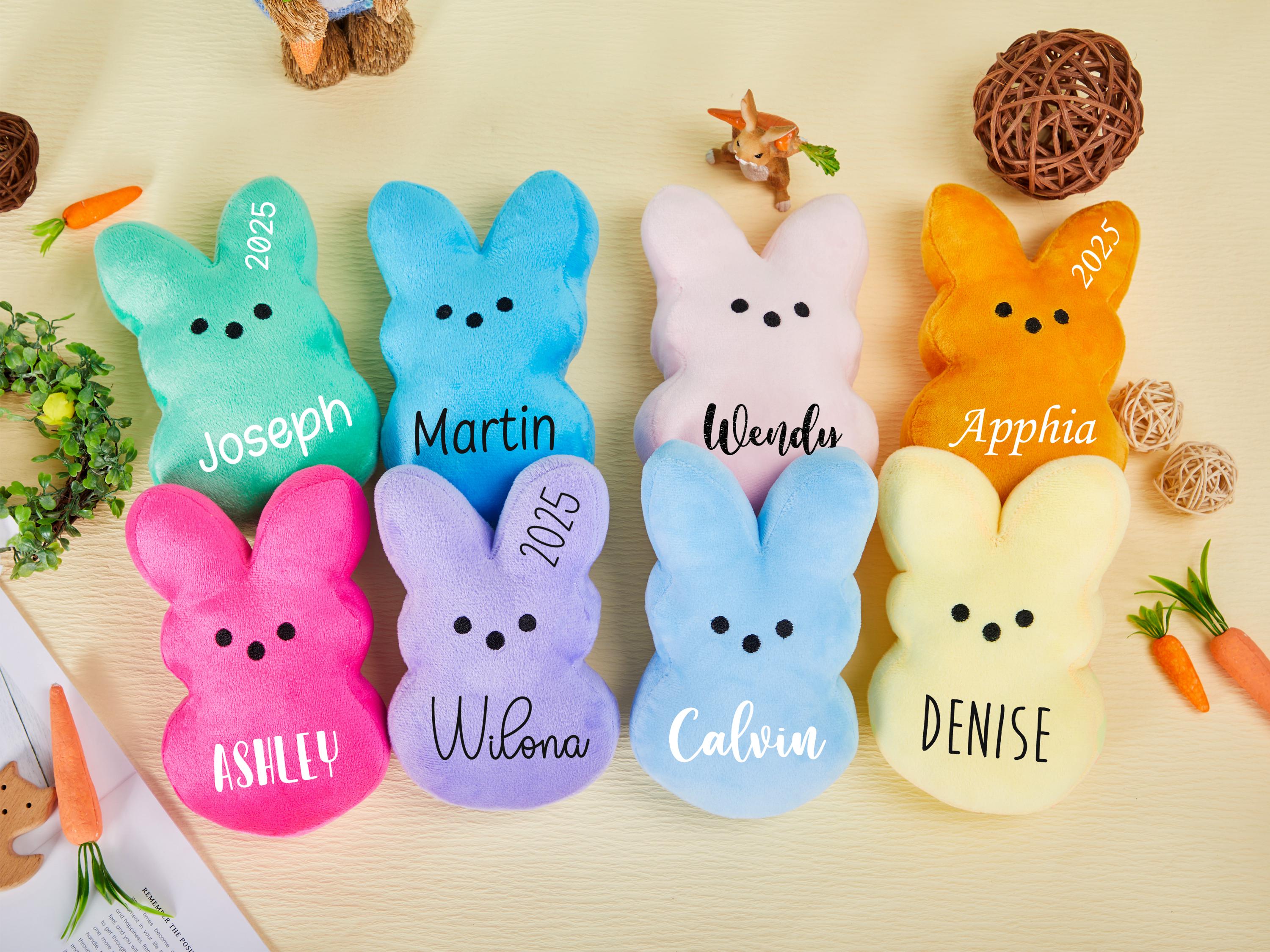 Personalized Peeps Bunnies,easter Peeps Bunny Plush Toy,mini Peeps ...