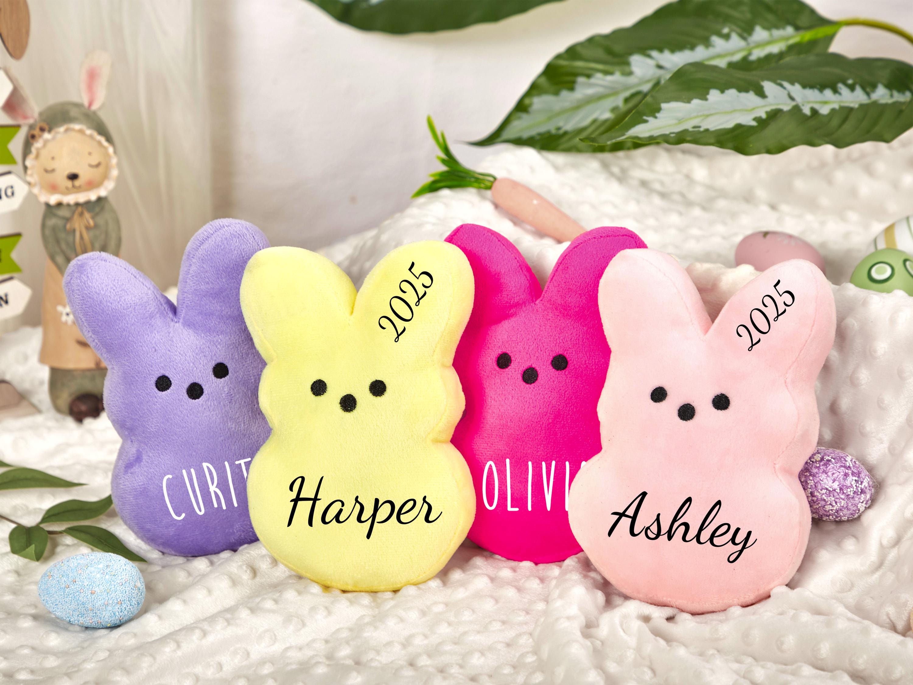 Personalized Peeps Bunnies,easter Peeps Bunny Plush Toy,mini Peeps ...