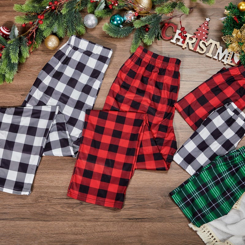 Womens Christmas Plaid Pants - Etsy
