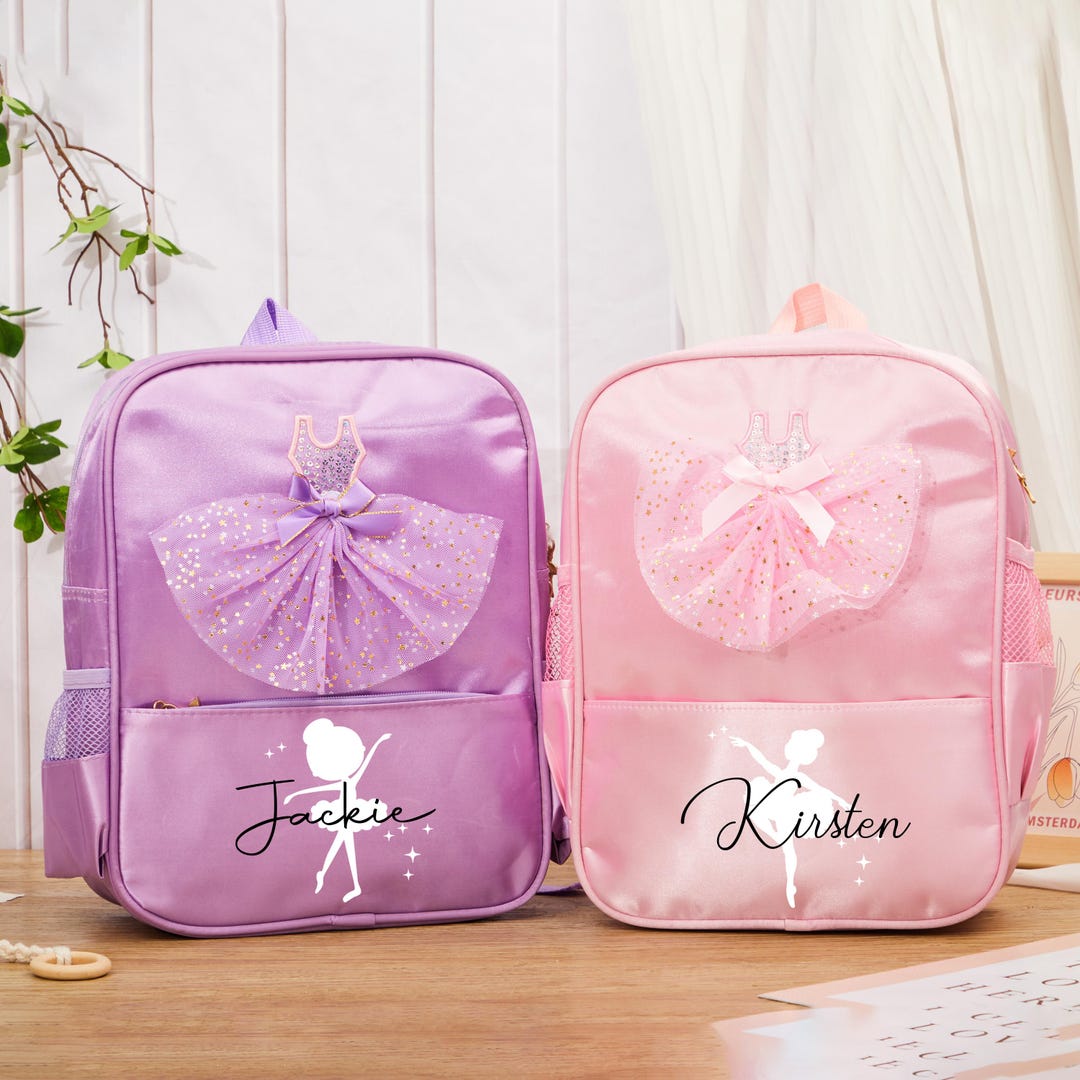 Custom Dance Bag,monogrammed Ballet Bag,ballet Dance Backpack for Girl ...
