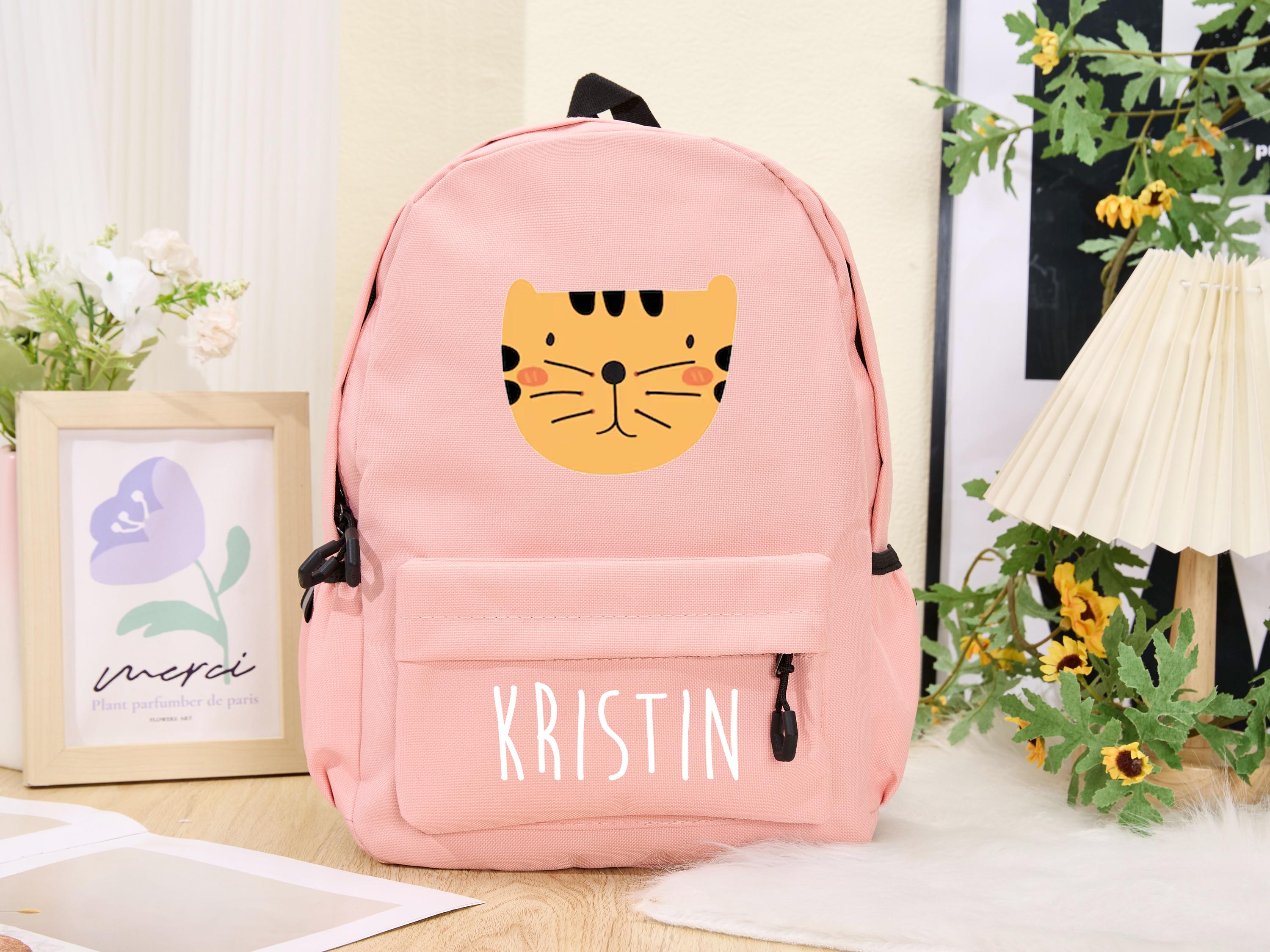 Personalized Kids Backpack With Name Custom Toddler Backpack Preschool ...