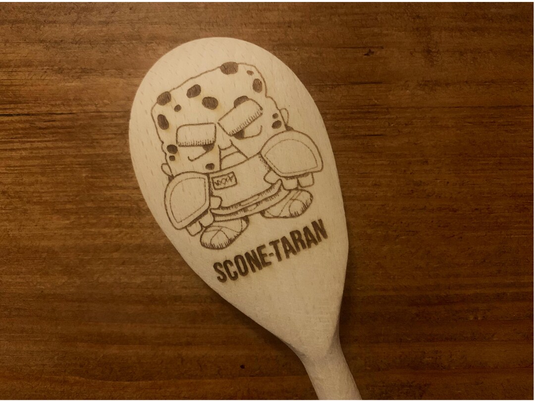 Scone-taran Wooden Spoon Doctor Who Spring Baking Gift Idea for Fans of ...